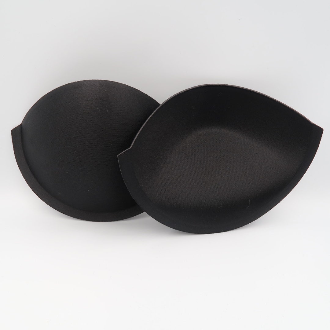 Foam Bra Pads Molded Bra Cups BIG Pushup Lingerie Inserts Beige Sew in ...