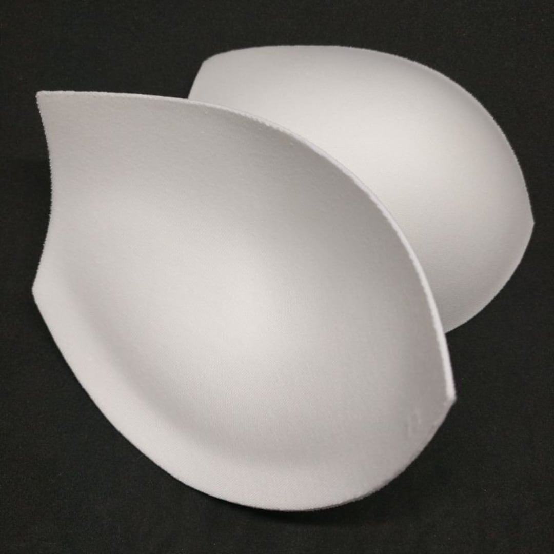 High-quality Ivory Foam Bra Inserts Pads Push-up Molded Bra Cups ...