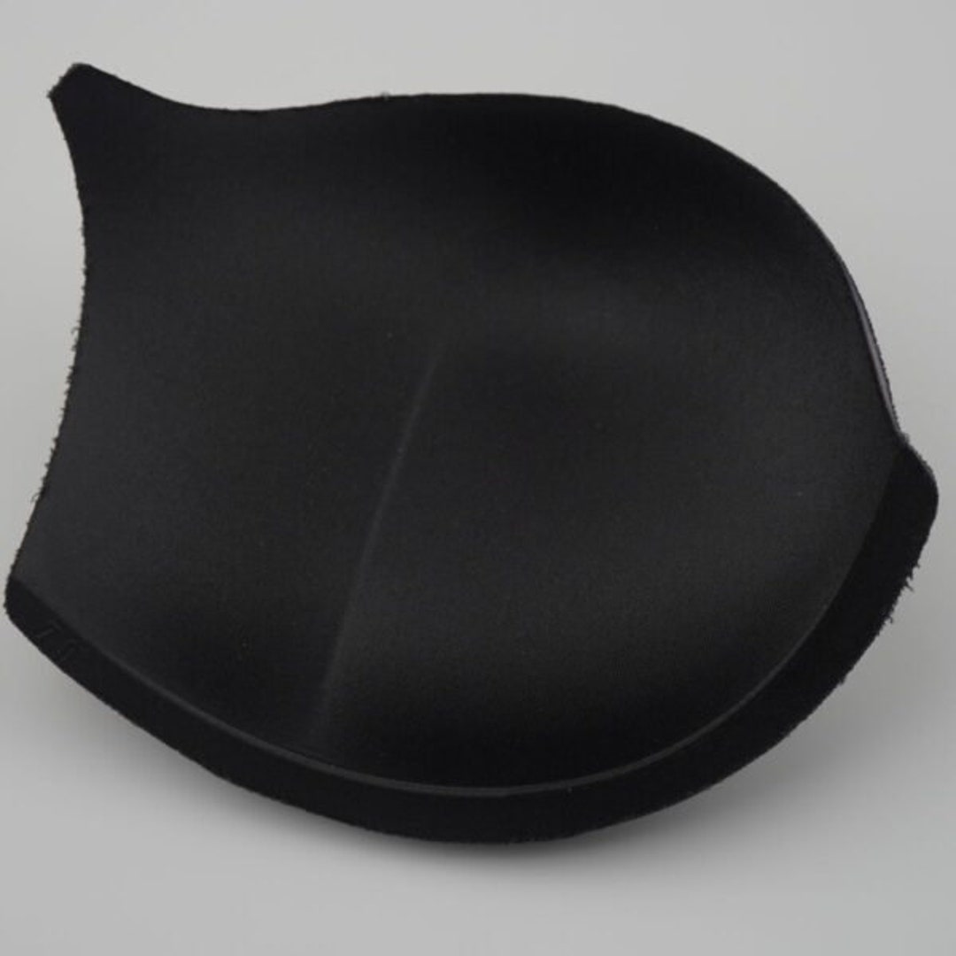 Black Solid Balconette Foam Bra Inserts Pads Big Push up Double Push up ...