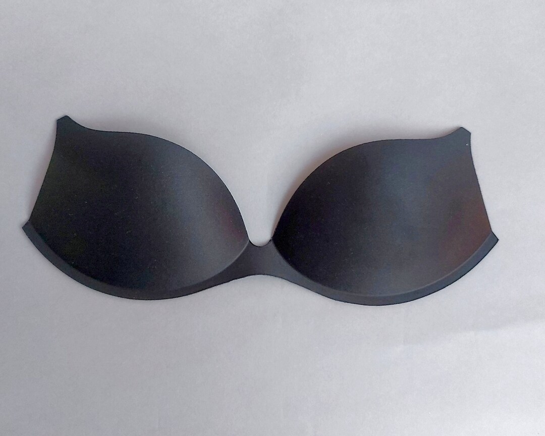 Invisible Black Bra Cups for Dresses Corsets One Piece Insert Sew in ...