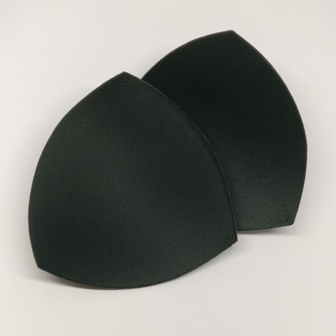 Soft Triangle Bra Pads Swimwear Inserts Removable Molded Bra Cup In Sizes Lingerie Bikini Top