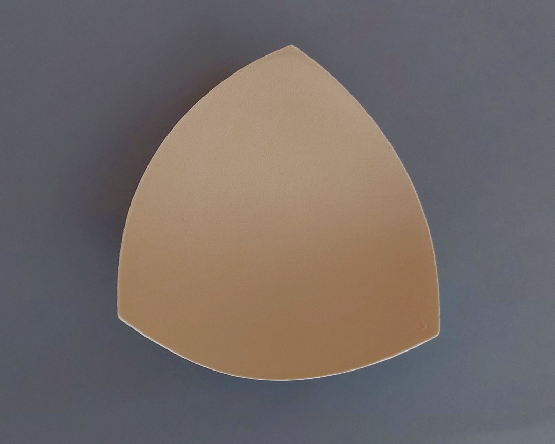 Soft Triangle Bra Pads Swimwear Inserts Removable Molded Bra Cup in ...