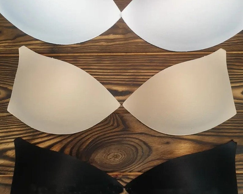 High-quality Lingerie Cups Moderate Push-up Shoulder Strap Ledge Foam ...