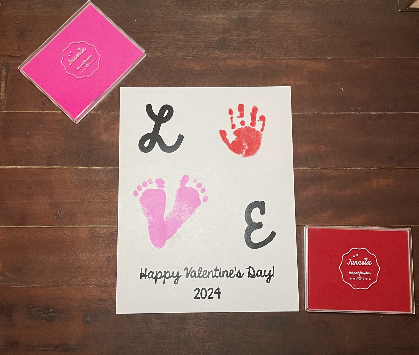 Valentine's Day Handprint Craft for Kids Digital File - Etsy