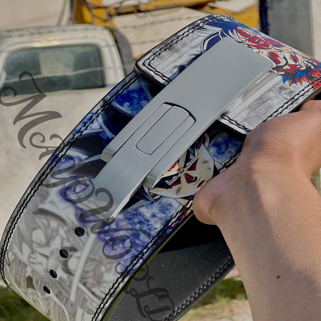 Goku Anime Beltgoku Ultra Instinct Belt Powerlifting Custom Lever Belt ...