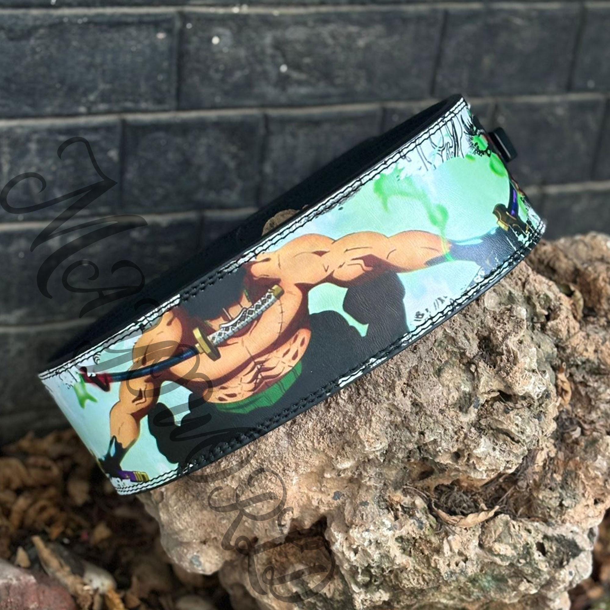 One Piece Zoro Anime Lever Belt Powerlifting Lever Belt Anime Gym Belt ...
