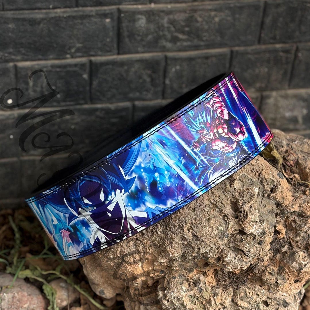Goku Anime Belt, Goku Ultra Instinct Belt, Powerlifting Custom Lever ...