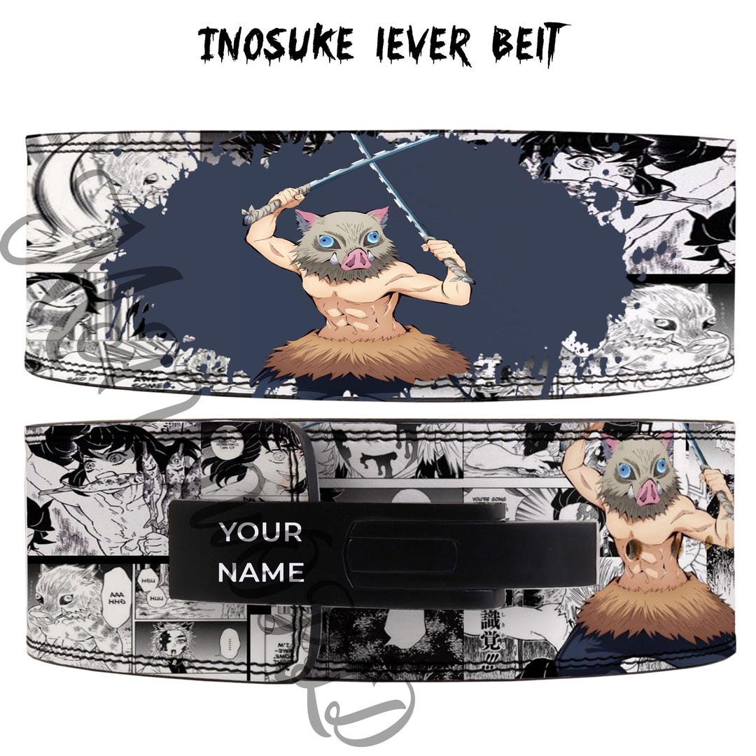 Inosuke Anime Lever Belt Inosuke Lifting Belt Anime Lever Lifting Belt ...