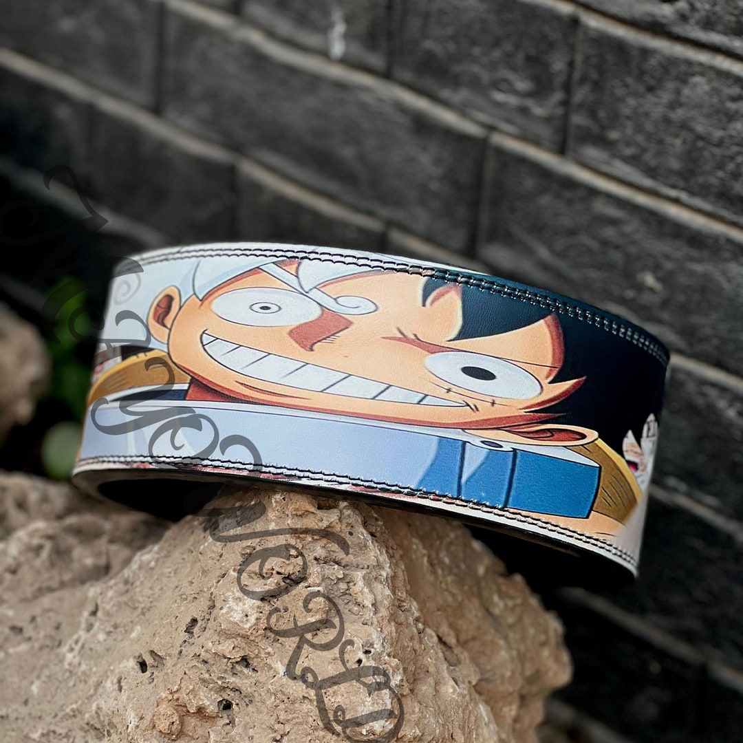 One Piece Luffy Anime Powerlifting Lever Belt one Piece Anime Gym Belt ...