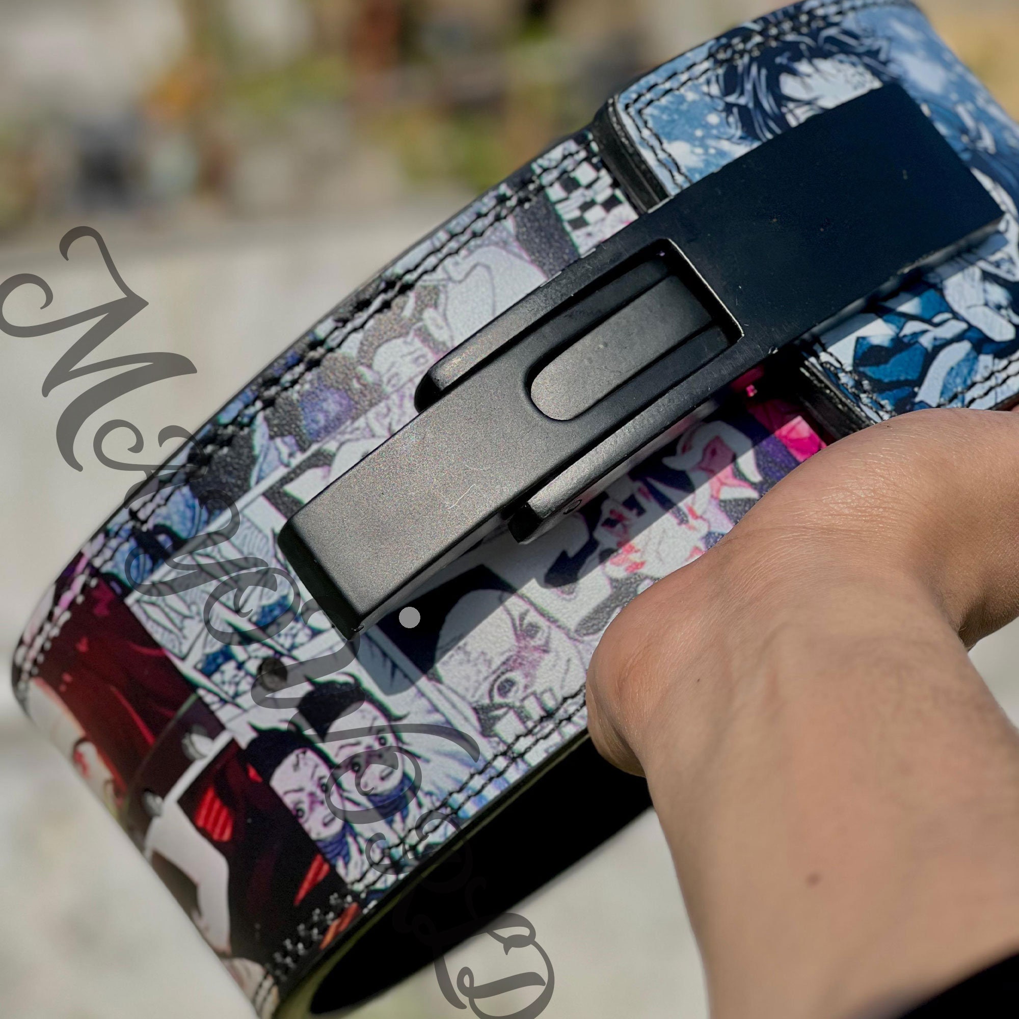 Nezuko Kamado Belt Anime Lever Belt Powerlifting Custom Lever Belt ...