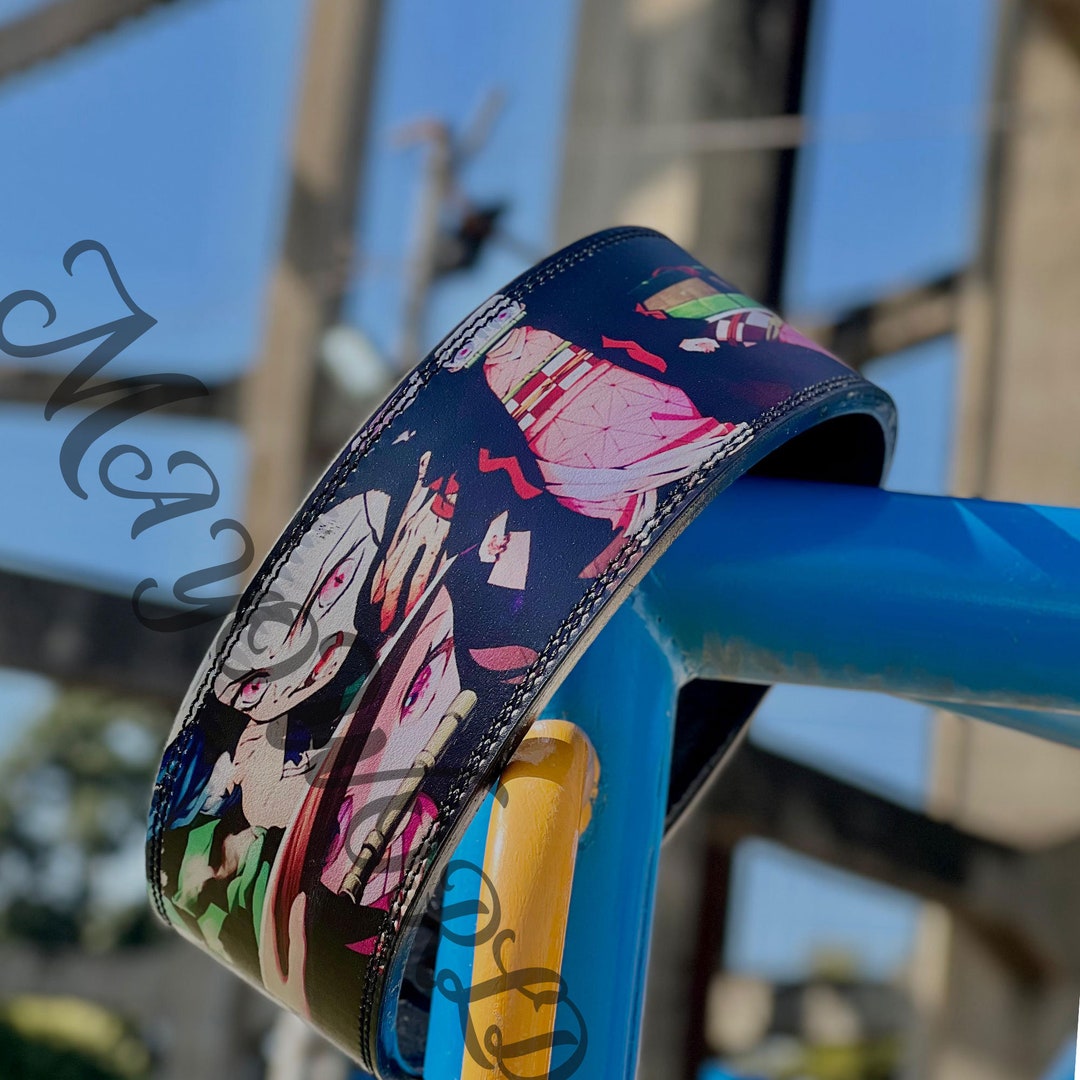 Nezuko Kamado Belt Anime Lever Belt Powerlifting Custom Lever Belt ...