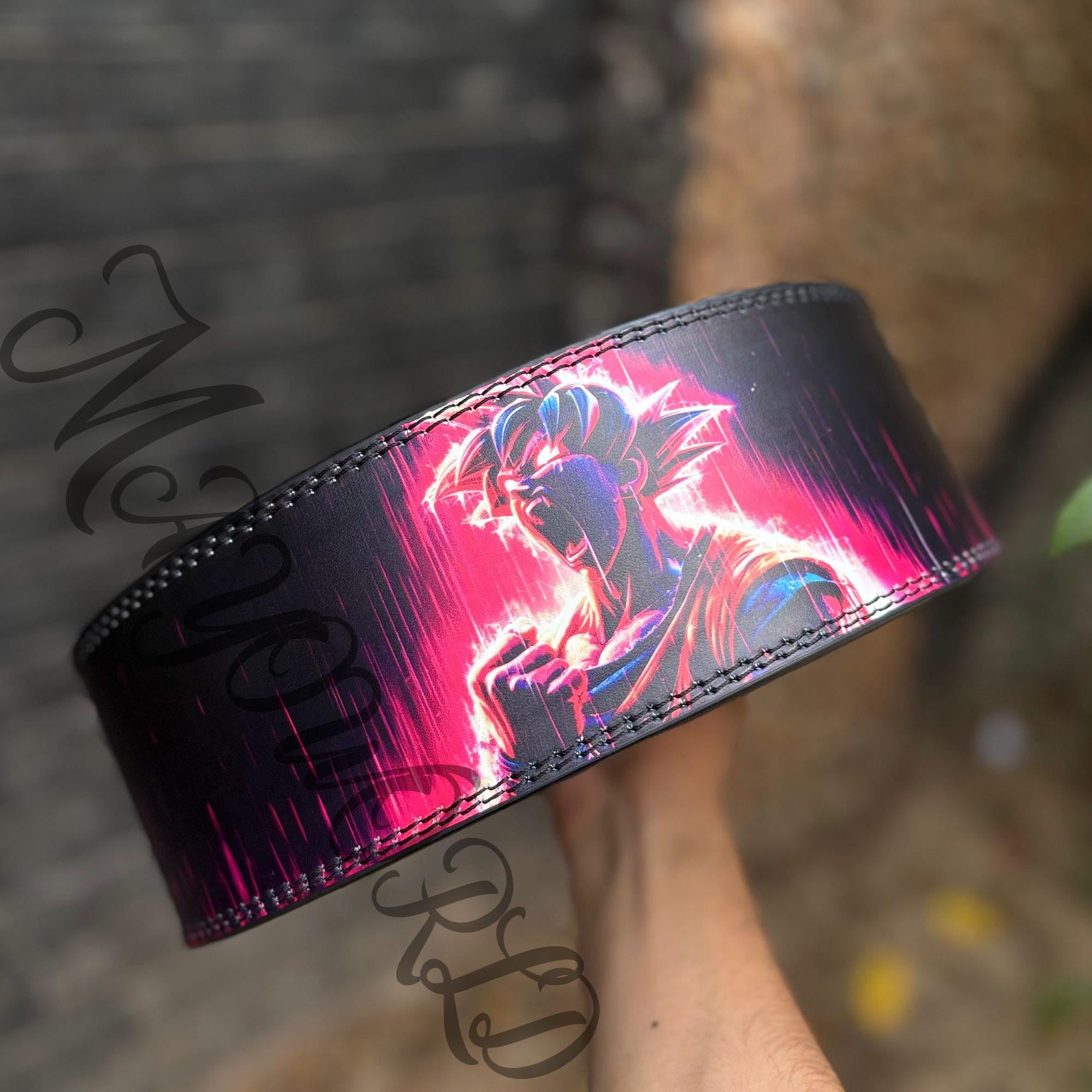 Goku Anime Belt|goku Ultra Instinct Belt| Powerlifting Custom Lever ...