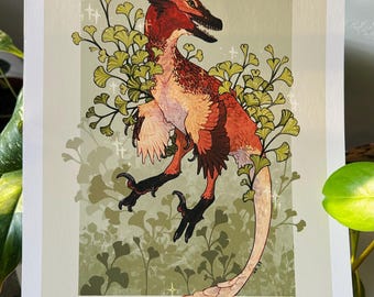 Velociraptor Chasing Small Mammal, Download, Downloadable Art, JPG ...