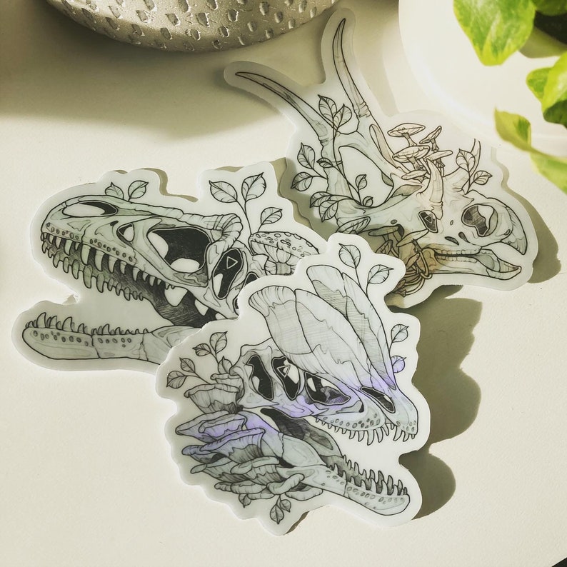 Holographic Dinosaur Stickers - Etsy