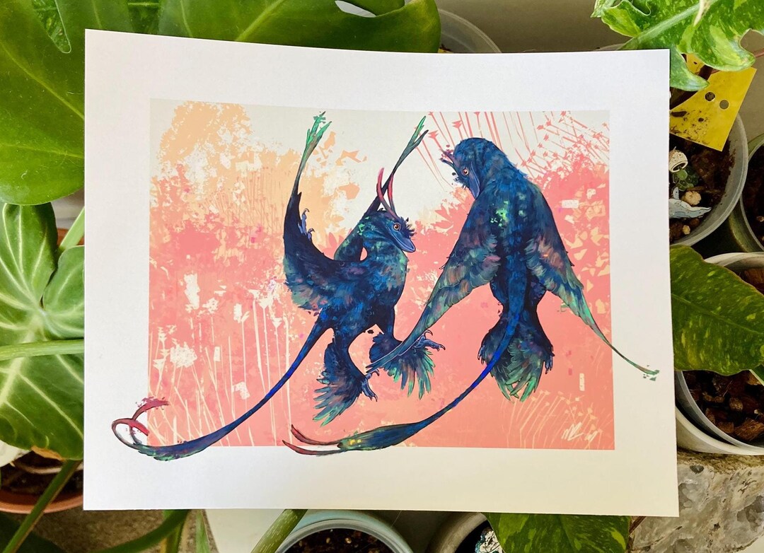 Microraptor Art Print - Etsy