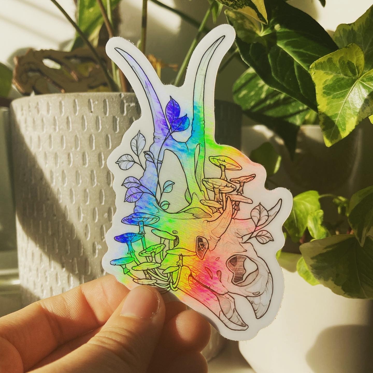 Holographic Dinosaur Stickers - Etsy
