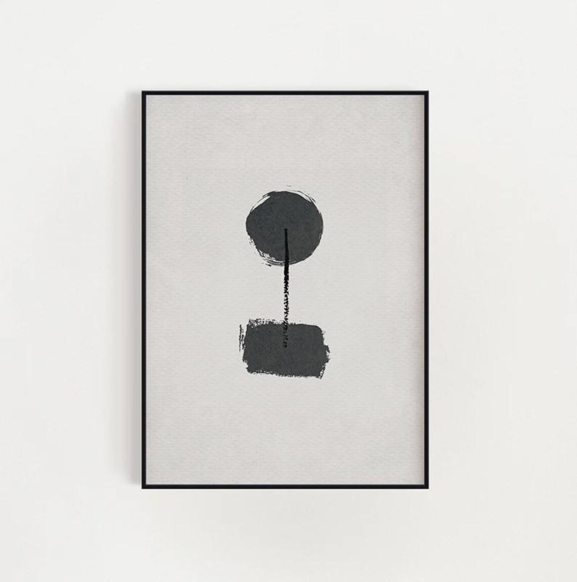 Set of 3 | Zen Geometric Art | Japandi Art | Japanese Wall Art | Wabi ...