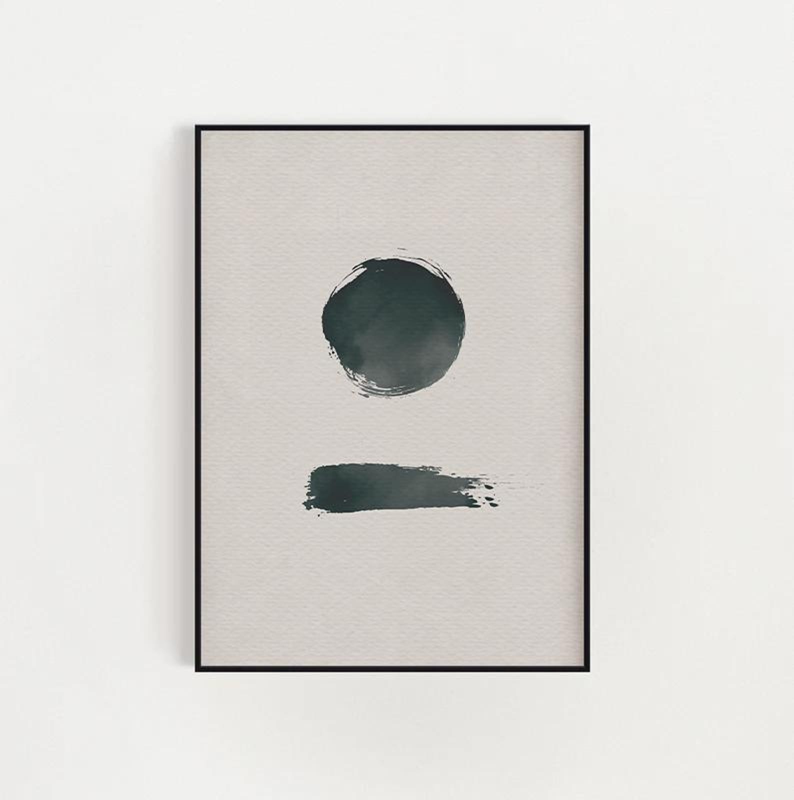 Set of 3 | Zen Geometric Art | Japandi Art | Japanese Wall Art | Wabi ...