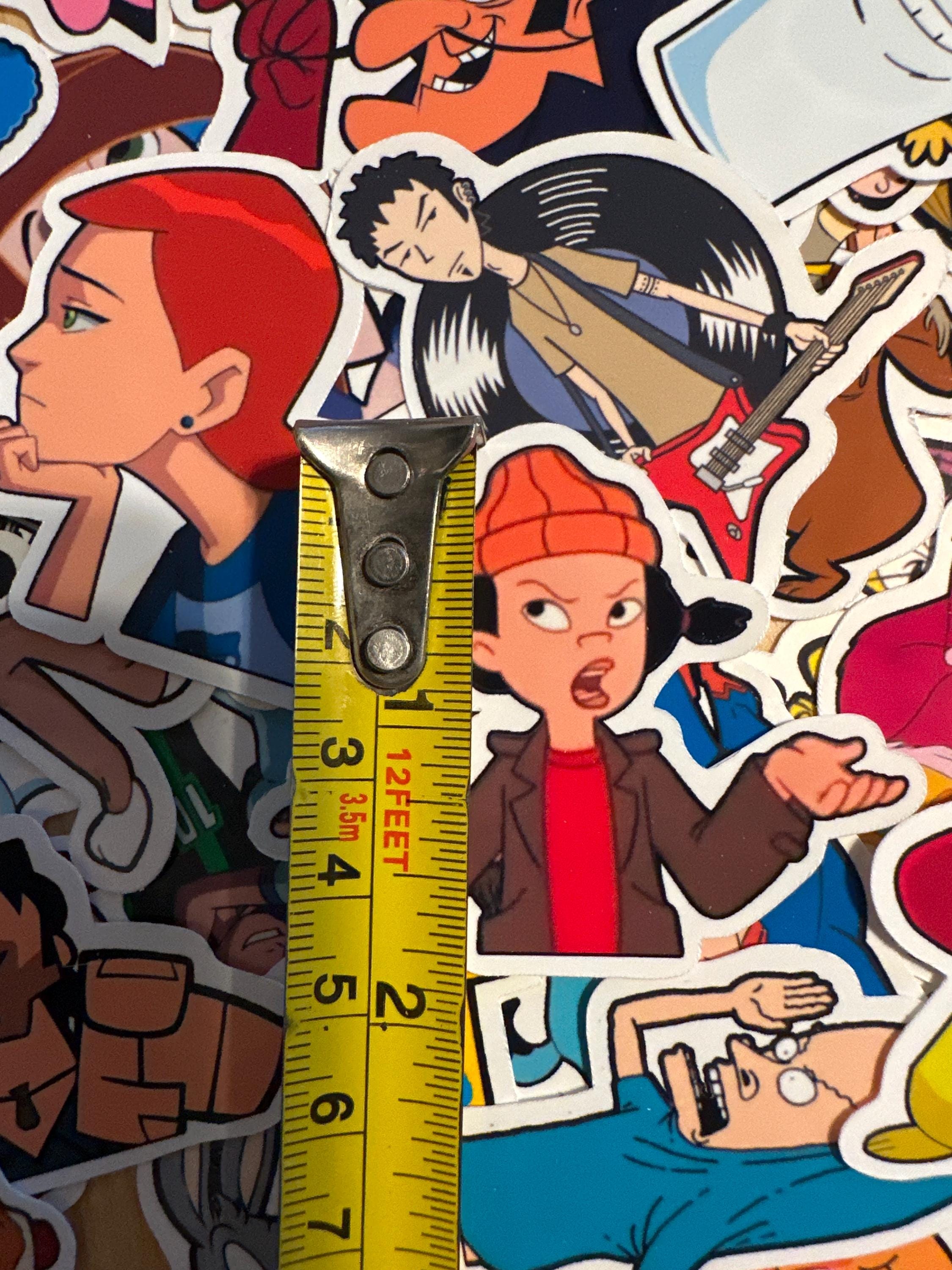 Nostalgic 90s 2000s Cartoon Stickers Pack | Random Bulk Glossy Vinyl ...