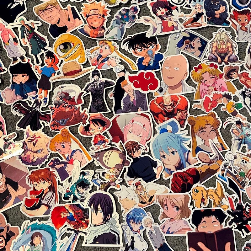 Anime Sticker Pack - Etsy
