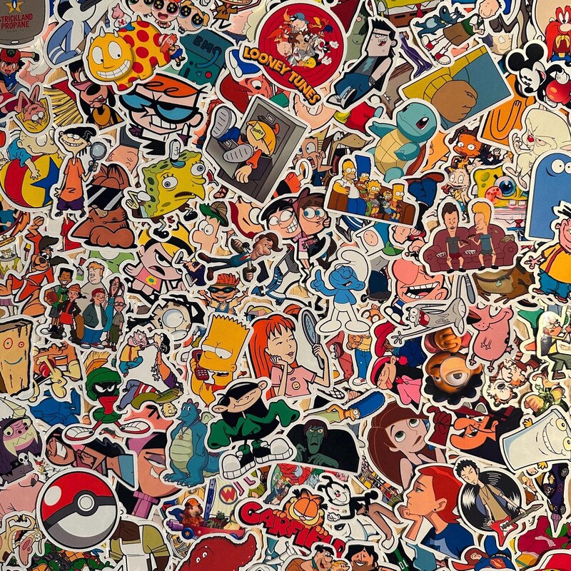 Cartoon Stickers - Etsy