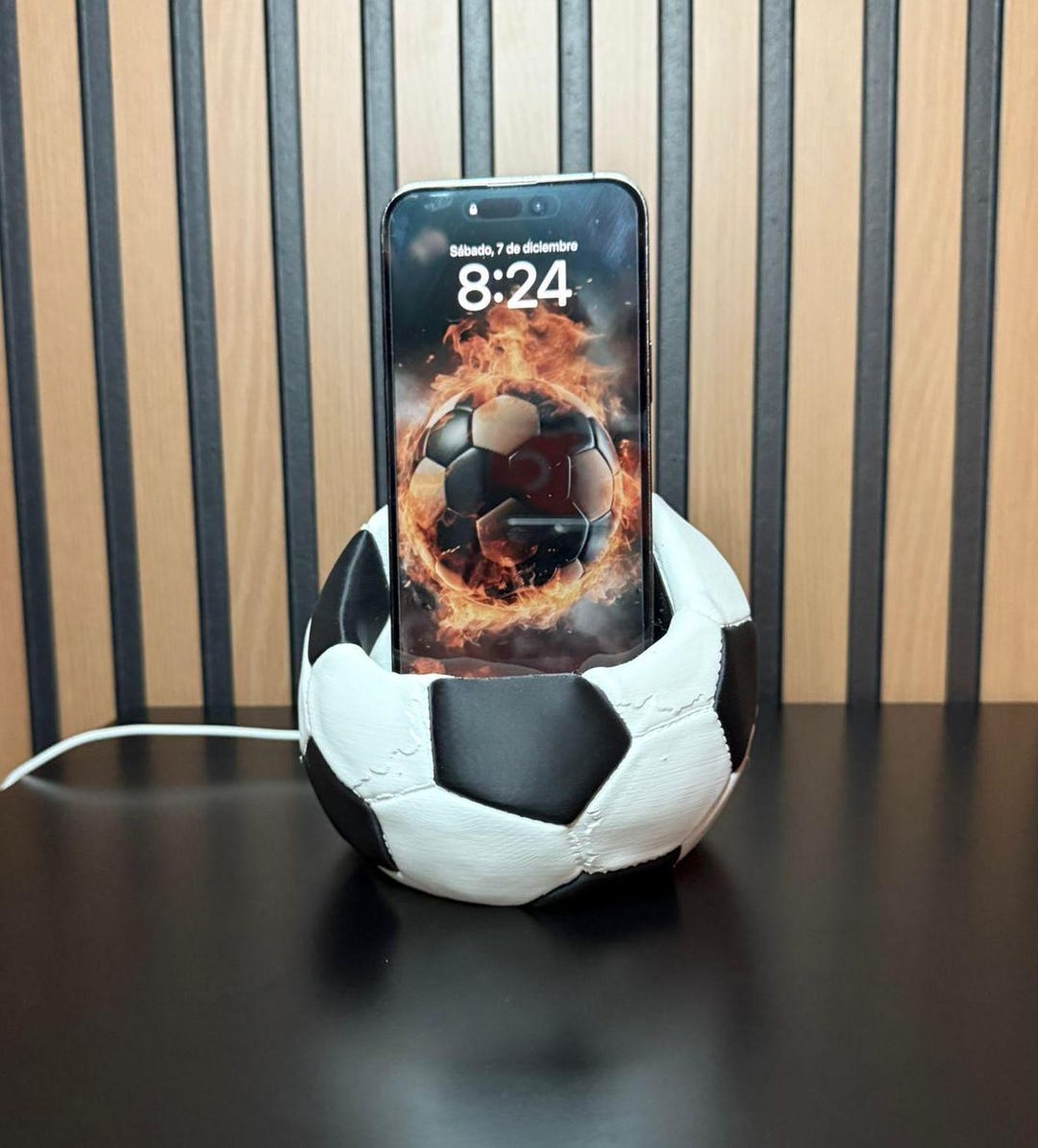 Soccer Ball Phone Holder – 3D Phone Stand for Iphone, Samsung and More ...