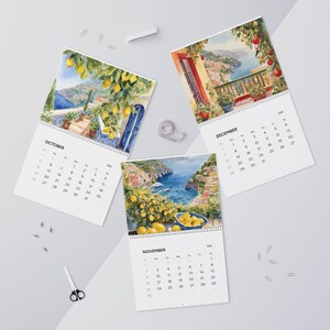 Amalfi Coast Wall Calendar 2025 | Calendar for Home & Office, Italy ...
