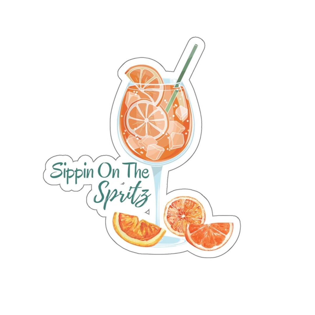Aperol Spritz Sticker: Italy Theme Laptop Decal - Etsy