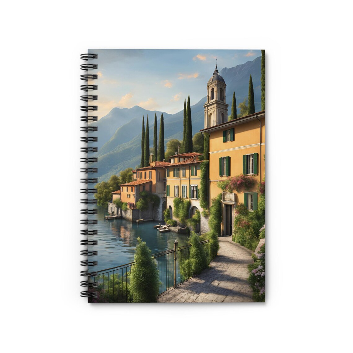 Lake Como Italy Spiral Notebook: Italy Travel Gift - Etsy