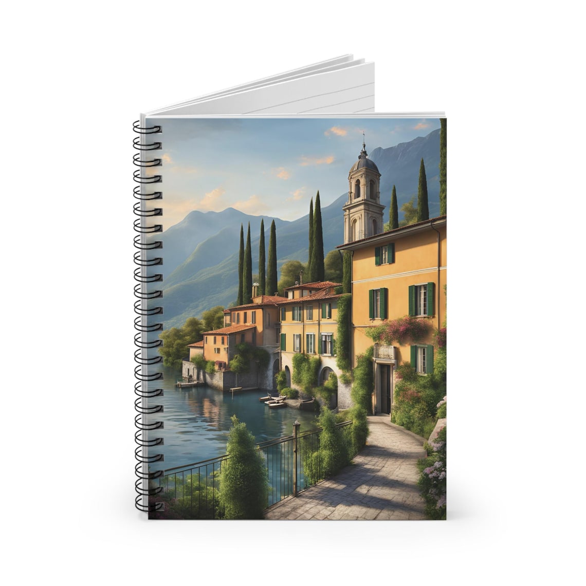 Lake Como Italy Spiral Notebook: Italy Travel Gift - Etsy