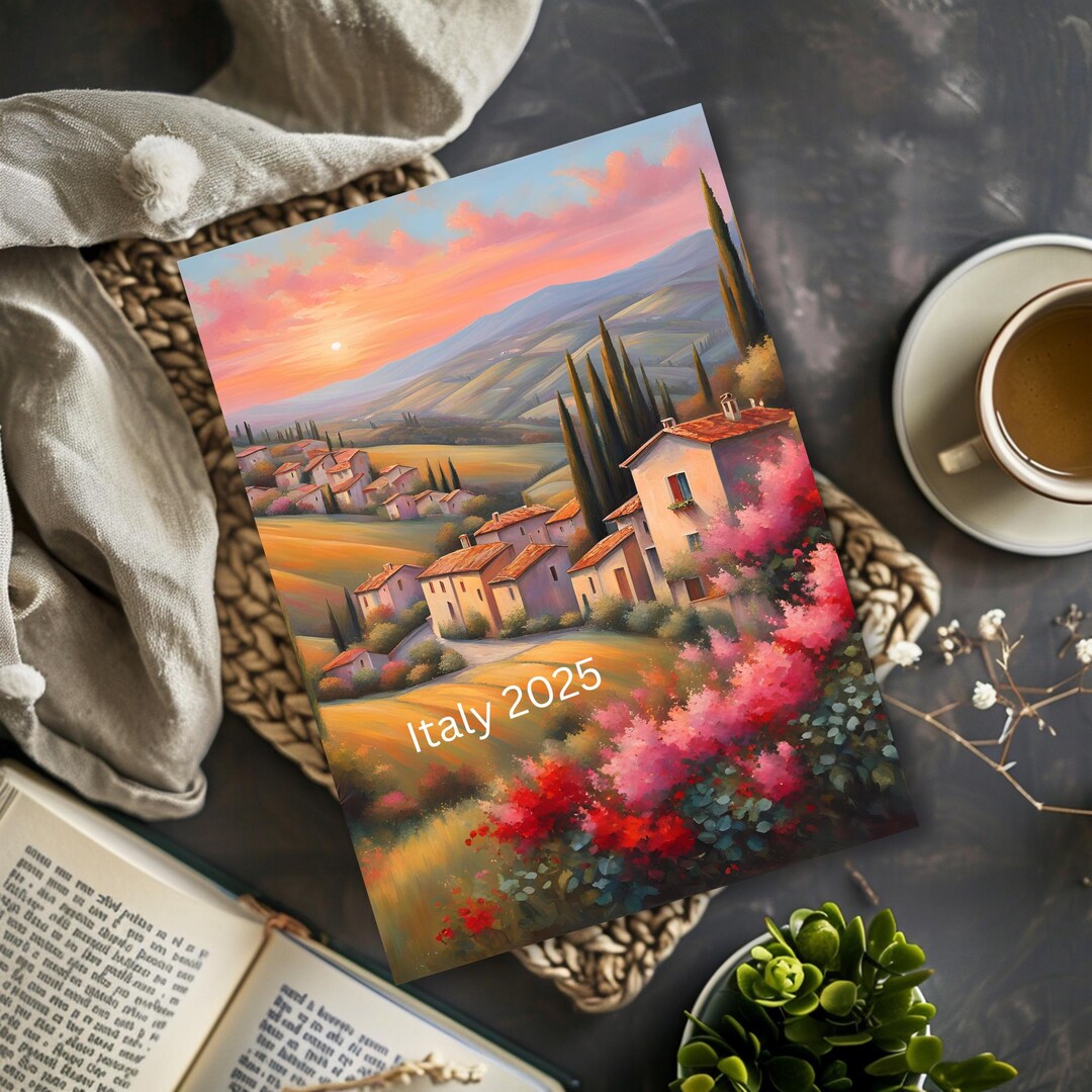 Tuscany Italy Travel Journal 2025: Personalized Italy Lover Gift - Etsy