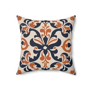 Mediterranean Tile Pillow: Italian/spanish Decor, Double-sided Print - Etsy