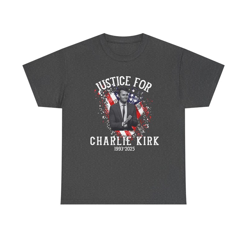 Justice for Charlie Kirk Shirt | Charlie Kirk Tshirt | Political Tshirt ...