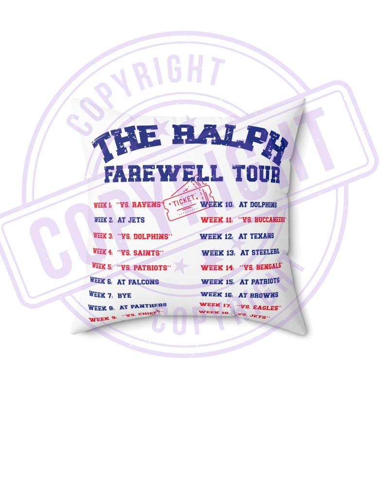 The Ralph Farewell SVG, Final Season Buffalo Football PNG, Buffalo ...