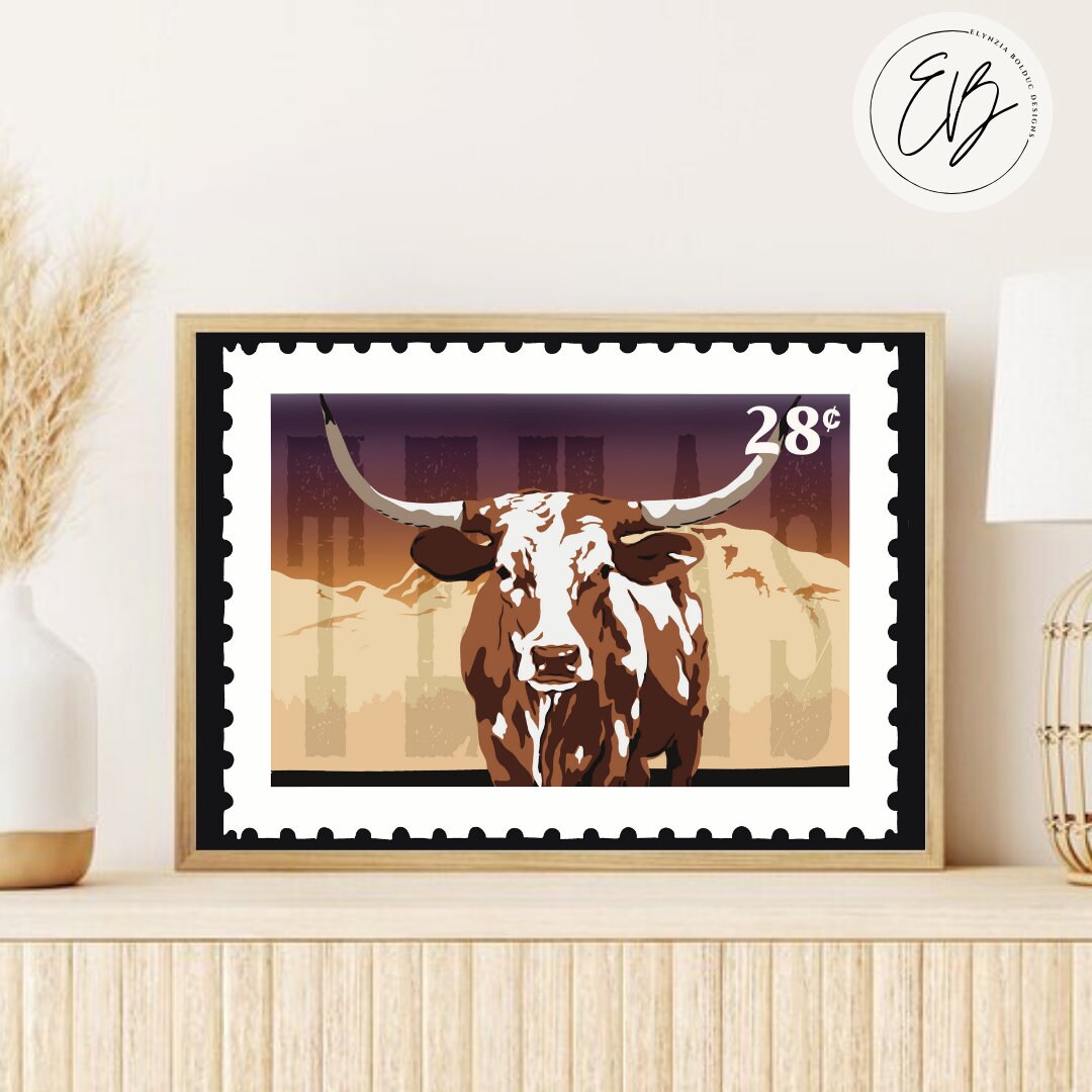 Texas State Stamp Art | Texas Print, Travel Wall Art, Travel Gift ...