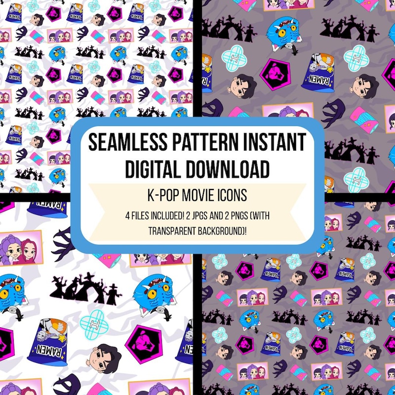 Kpop Demon Hunters Hand Patterns - Etsy