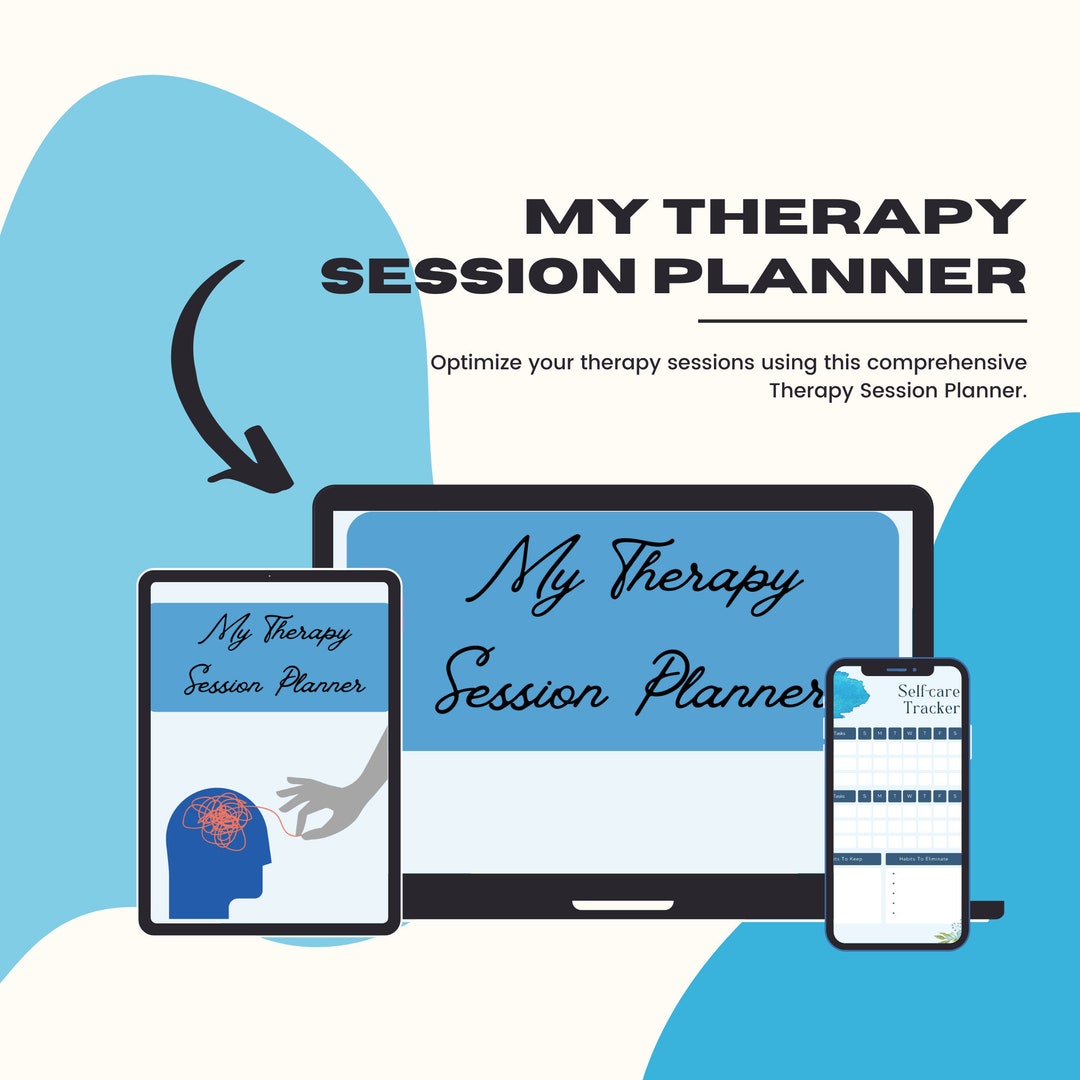 My Therapy Session Planner, PDF Download or Edit in Canva Pro - Etsy