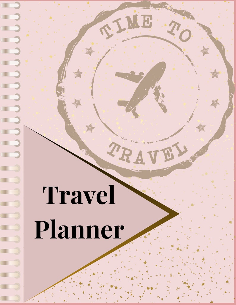 Travel Planner - PDF Instant Download or EDITABLE in Canva. - Etsy