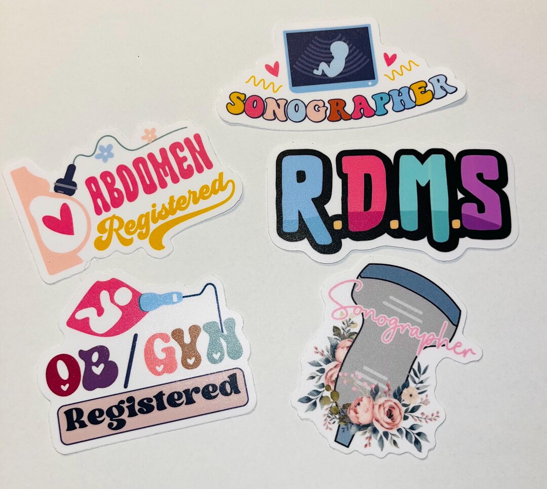 Sonographer Stickers, 5 Vinyl Sticker - Etsy