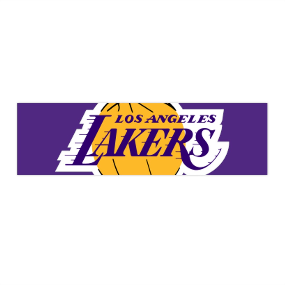 Los Angeles Lakers Bumper Sticker - Etsy