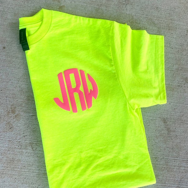 Neon Tshirt - Etsy