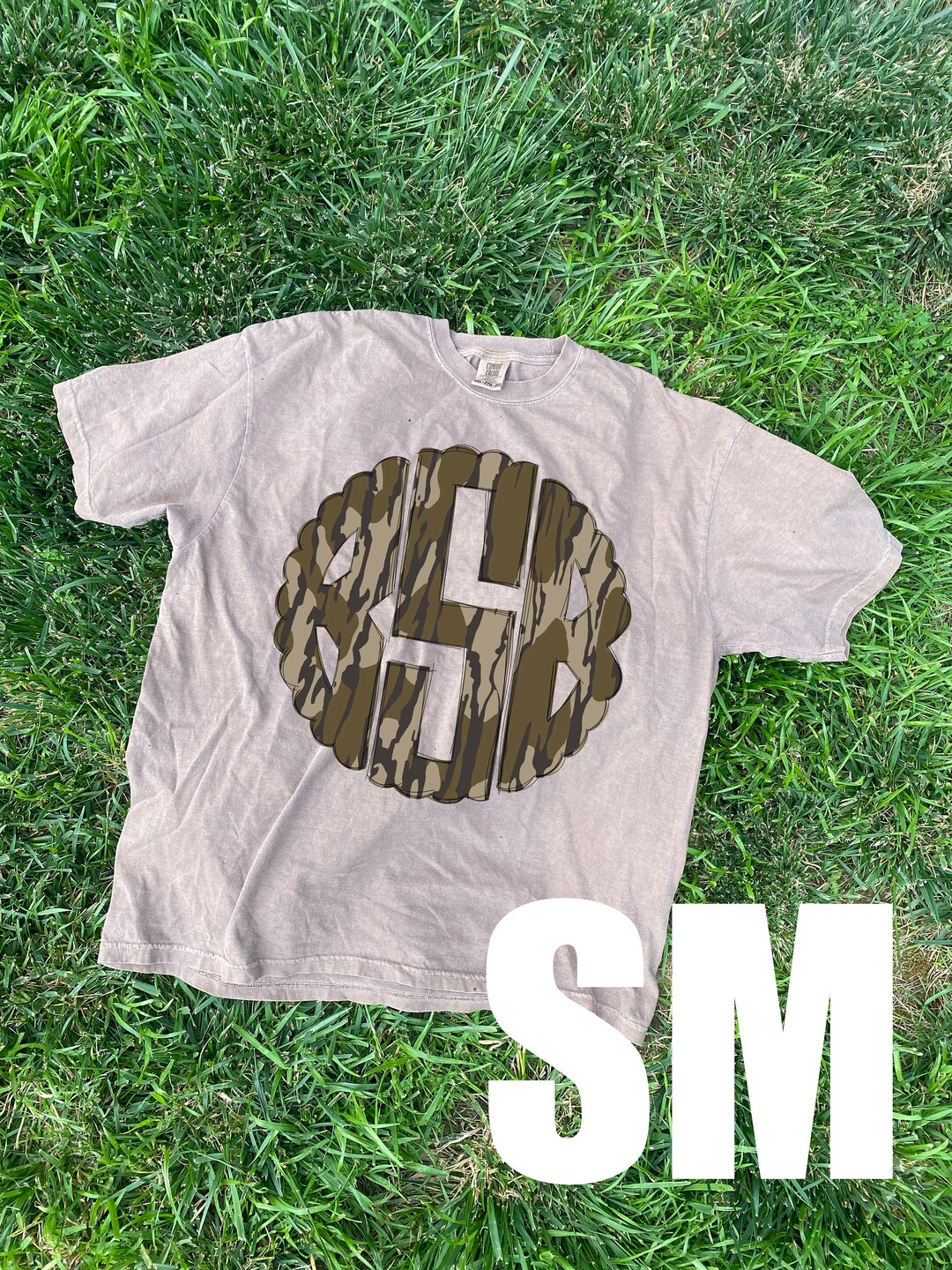 Custom Camo Monogram Tee Southern Monogram Tee Customizable T-shirt ...