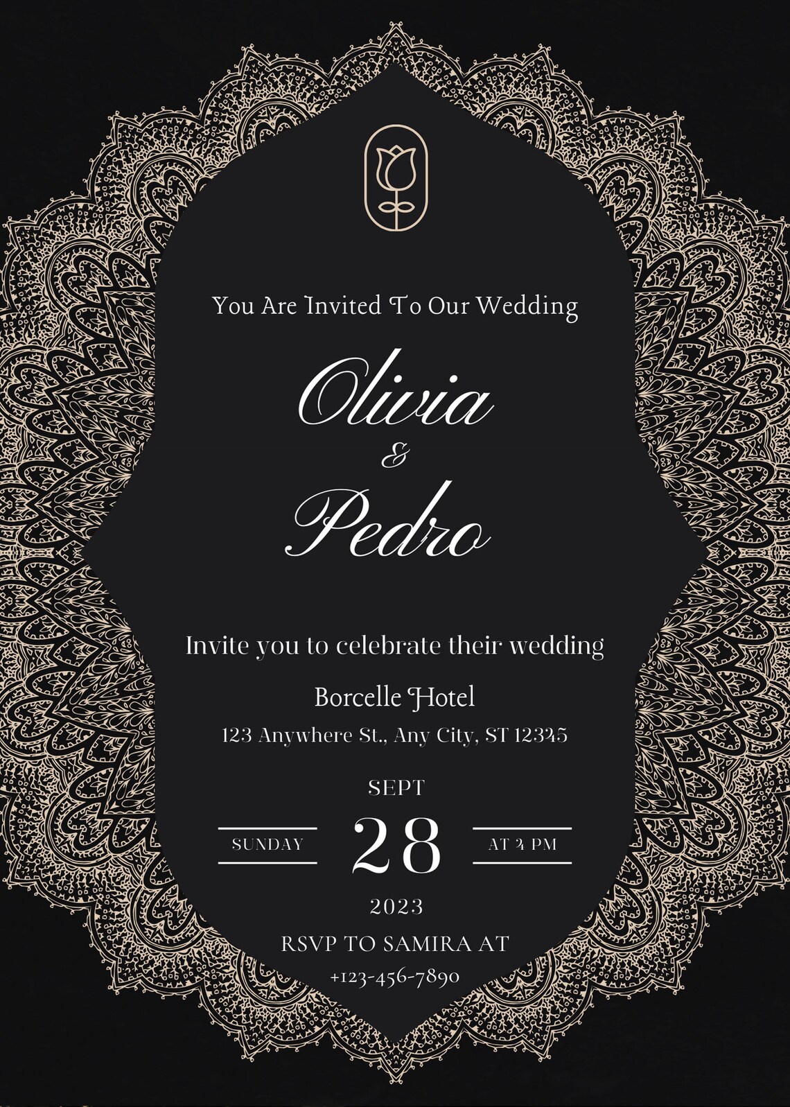 Gothic Party Event Digital Invitation Templates 10 Dark Themed Party ...