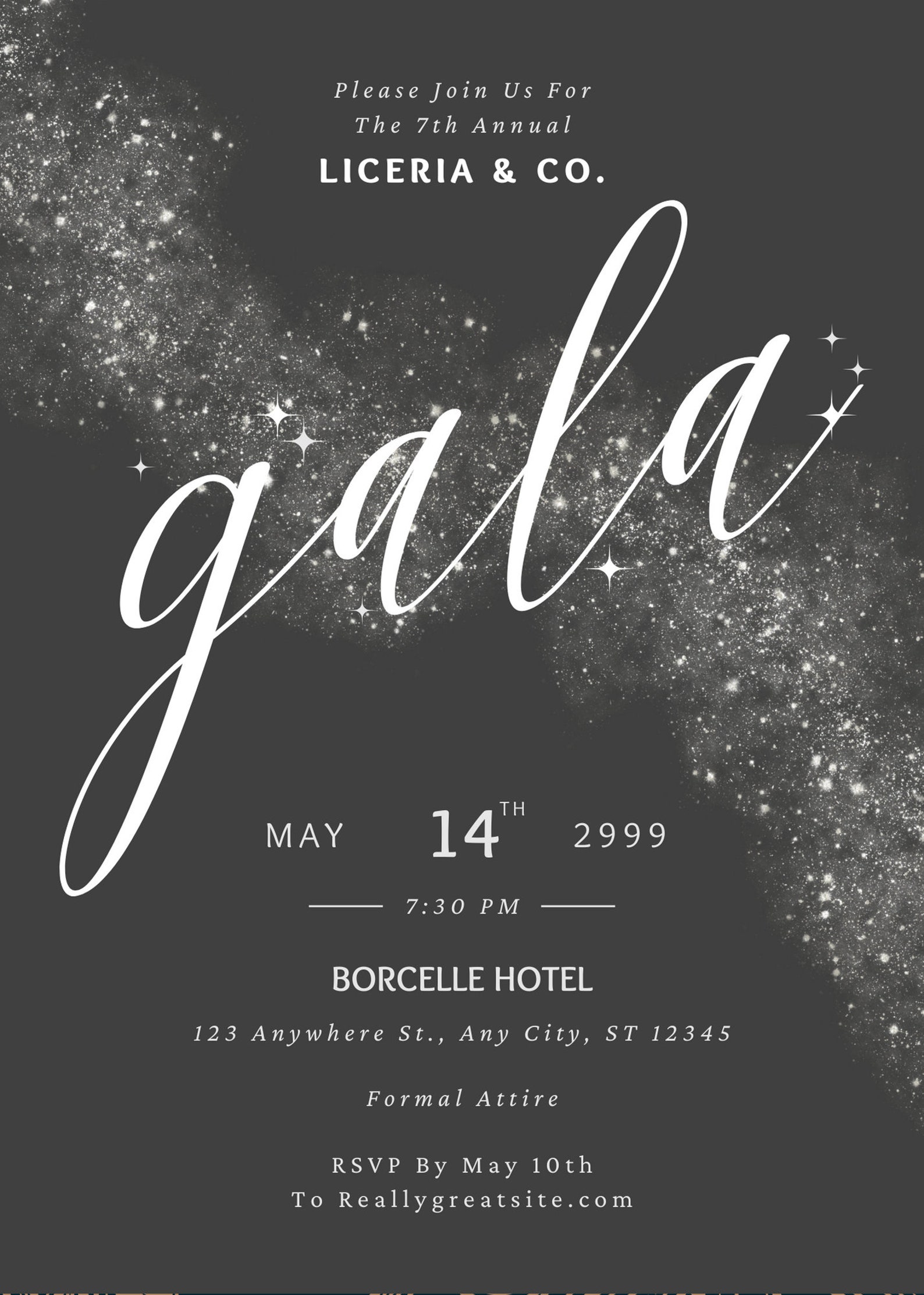 Gothic Party Event Digital Invitation Templates 10 Dark Themed Party ...