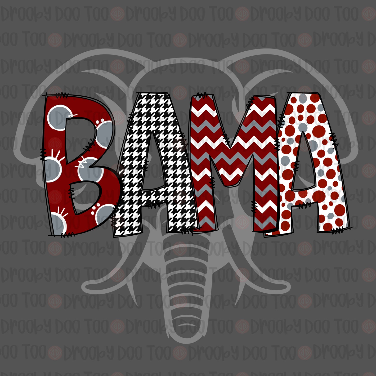 Alabama Football PNG for Sublimation, Alabama Sublimation Design ...