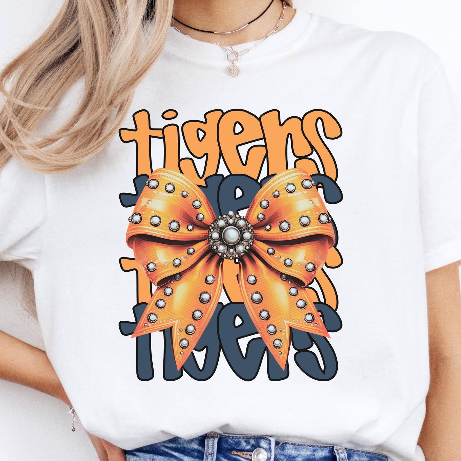 Tigers Football PNG for Sublimation, Tigers Sublimation Design, College ...