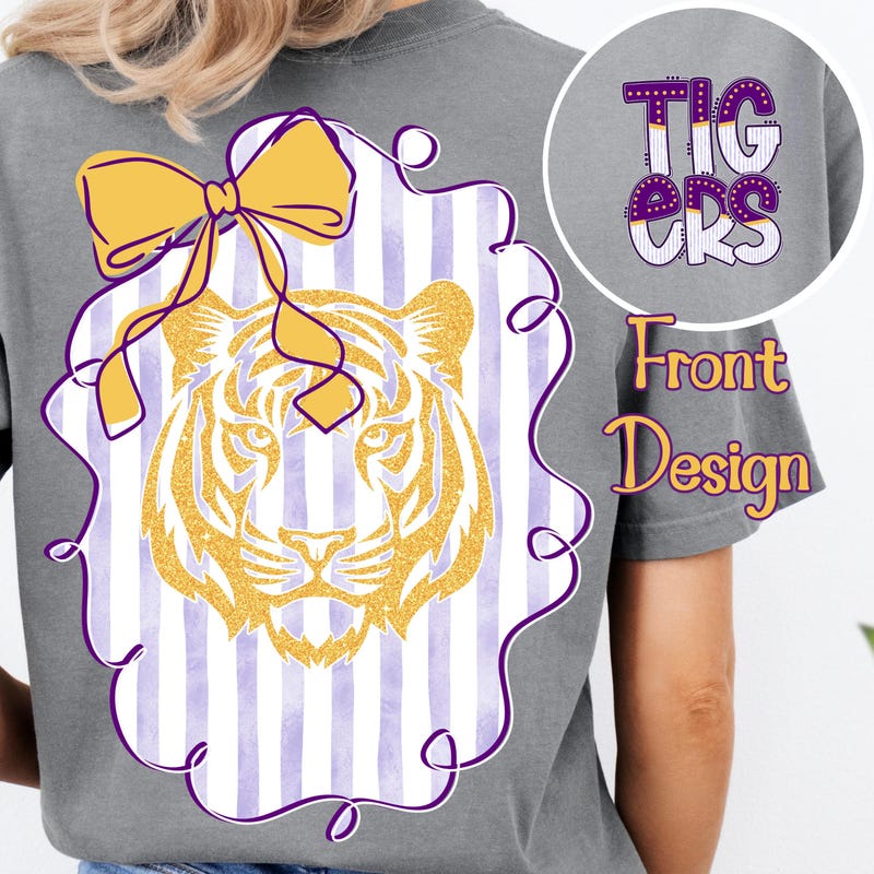 Sequin Tiger Shirt - Etsy