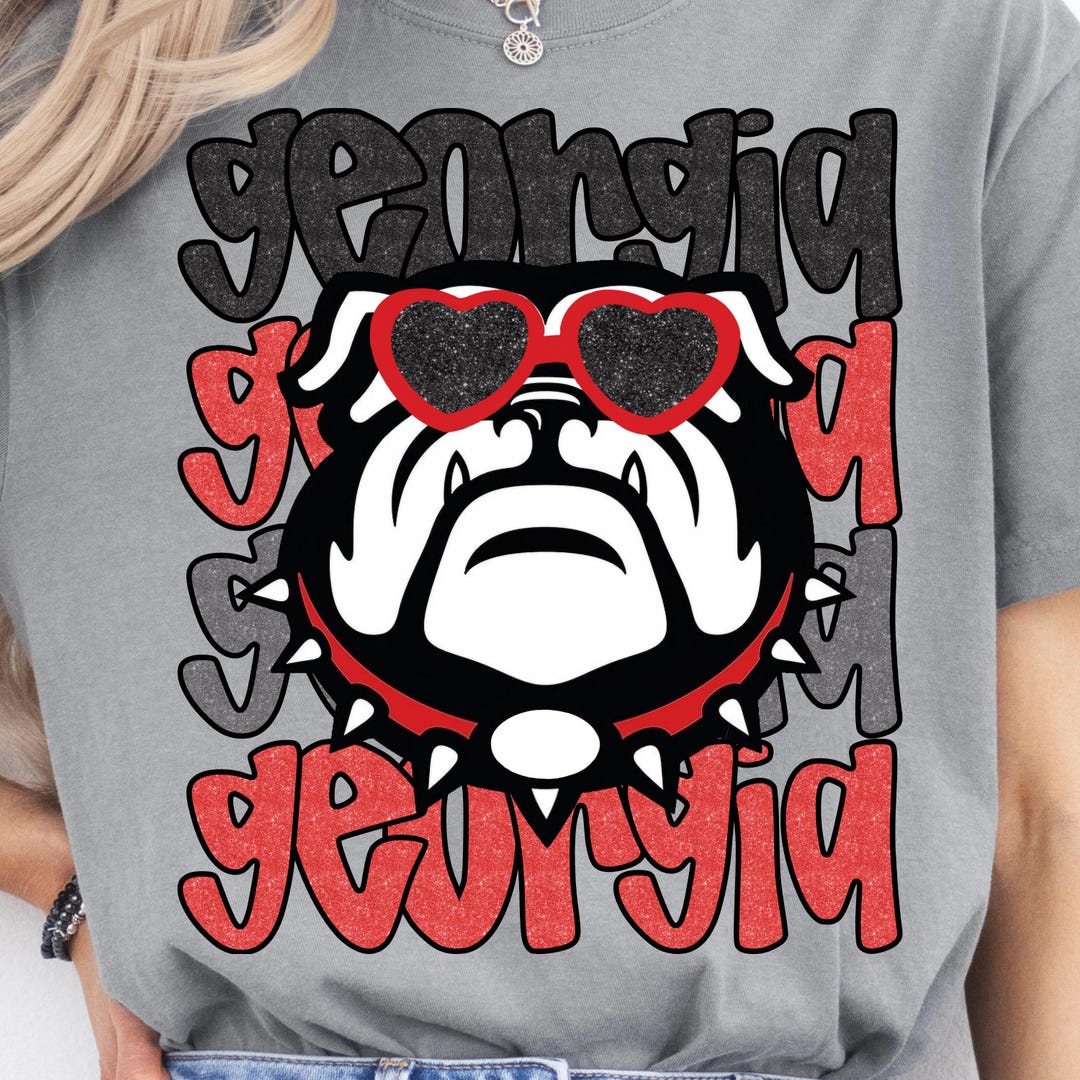 Georgia PNG, Georgia Sublimation Design, College Football Shirt, Print ...