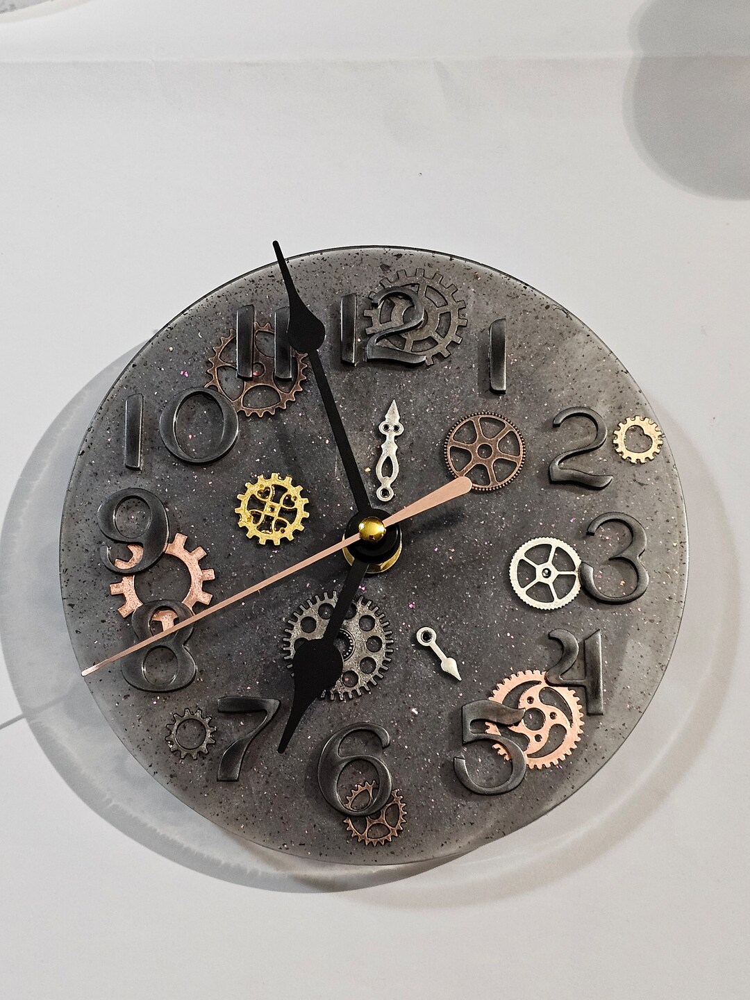 Resin Gears Clock - Etsy