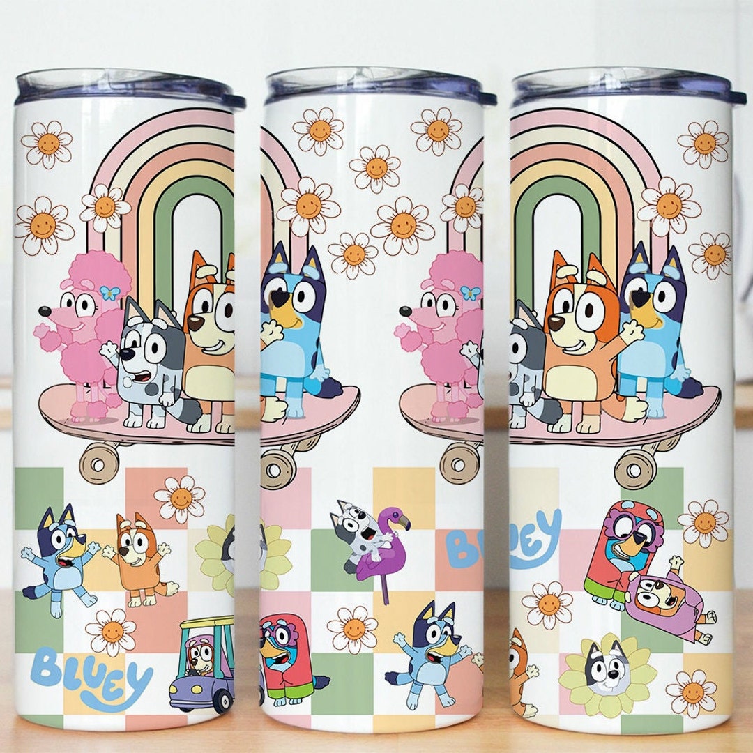 Blue Dog Cartoon 20oz Tumbler Wrap Digital Download - Etsy